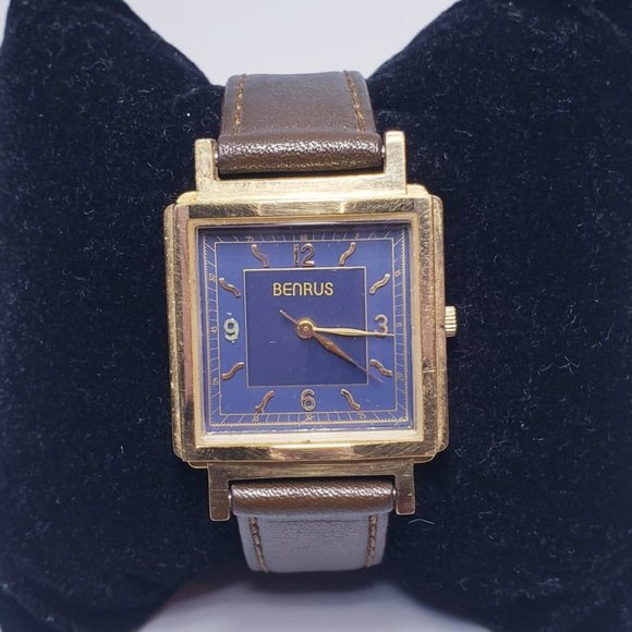 Benrus | Accessories | Benrus Vintage Mens Square Wrist Watch | Poshmark